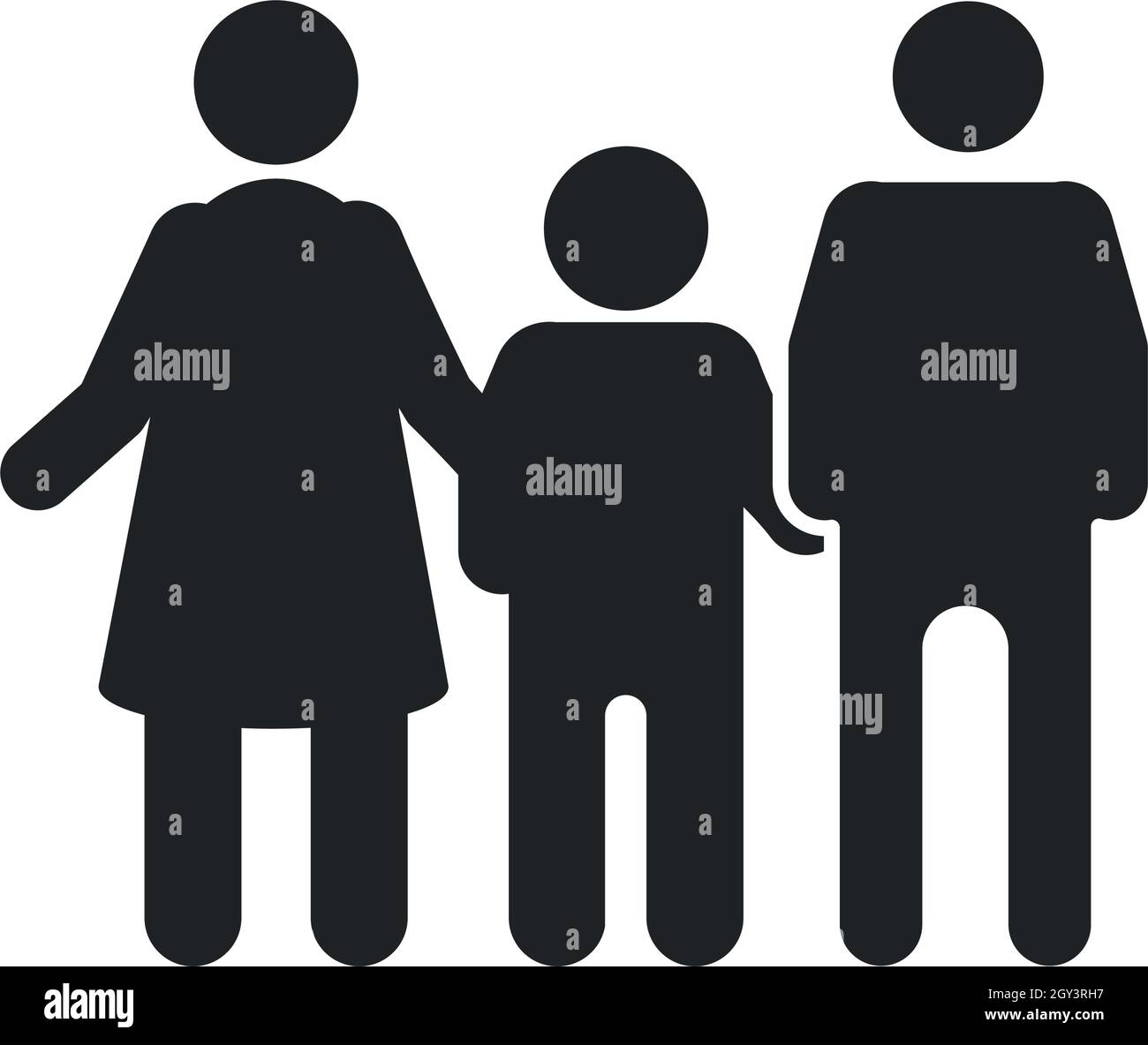 pictogram family icon Stock Vector Image & Art - Alamy