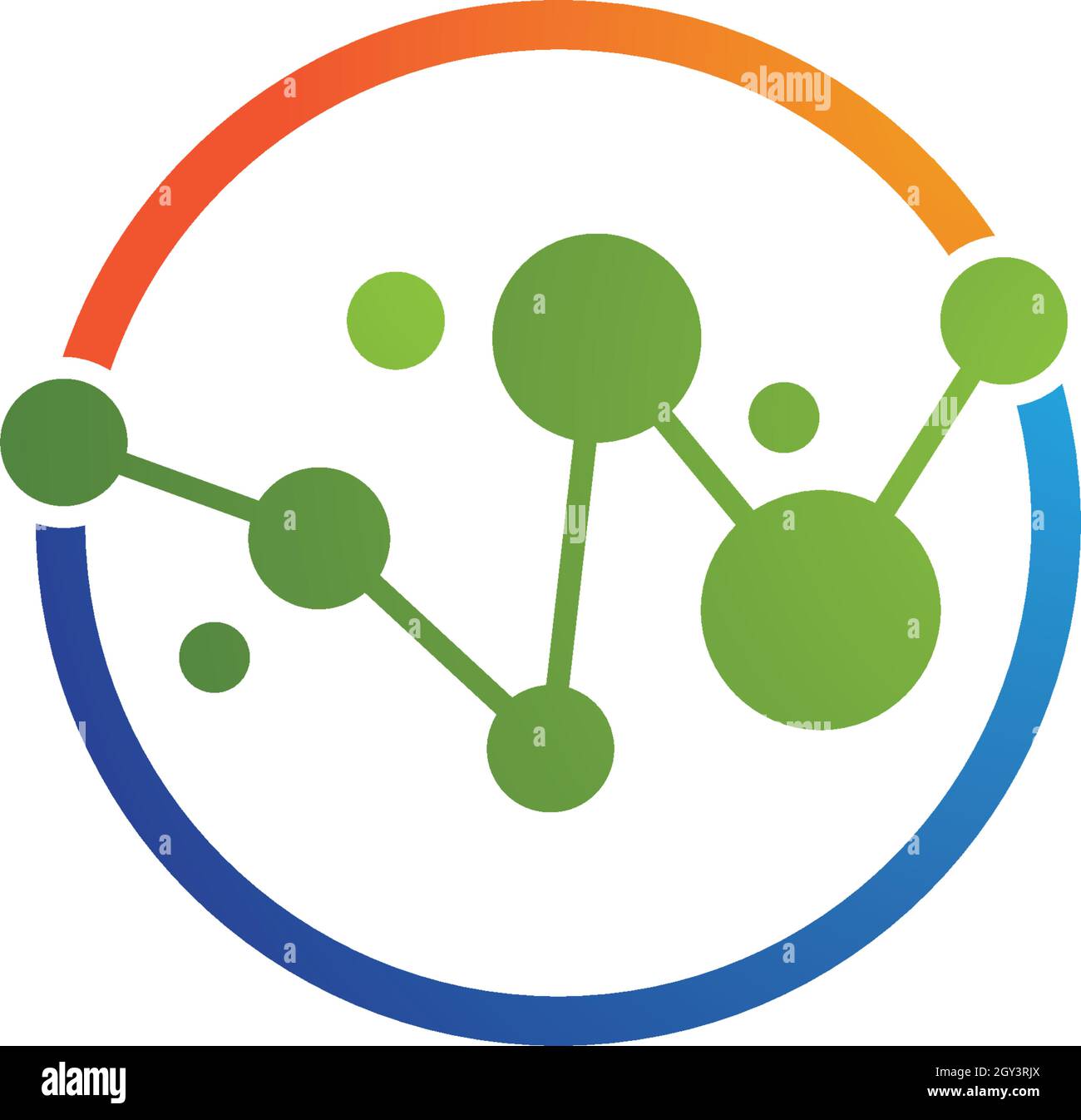 molecule logo vector icon template Stock Vector Image & Art - Alamy