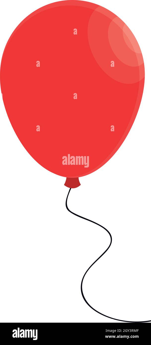 flying red balloon Stock Vector Image & Art - Alamy