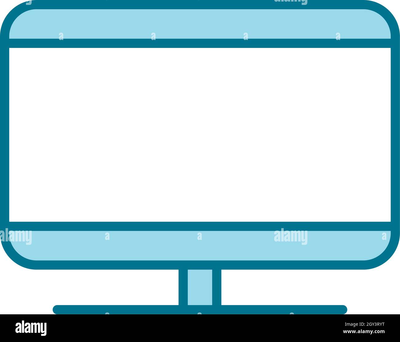 computer monitor device Stock Vector Image & Art - Alamy