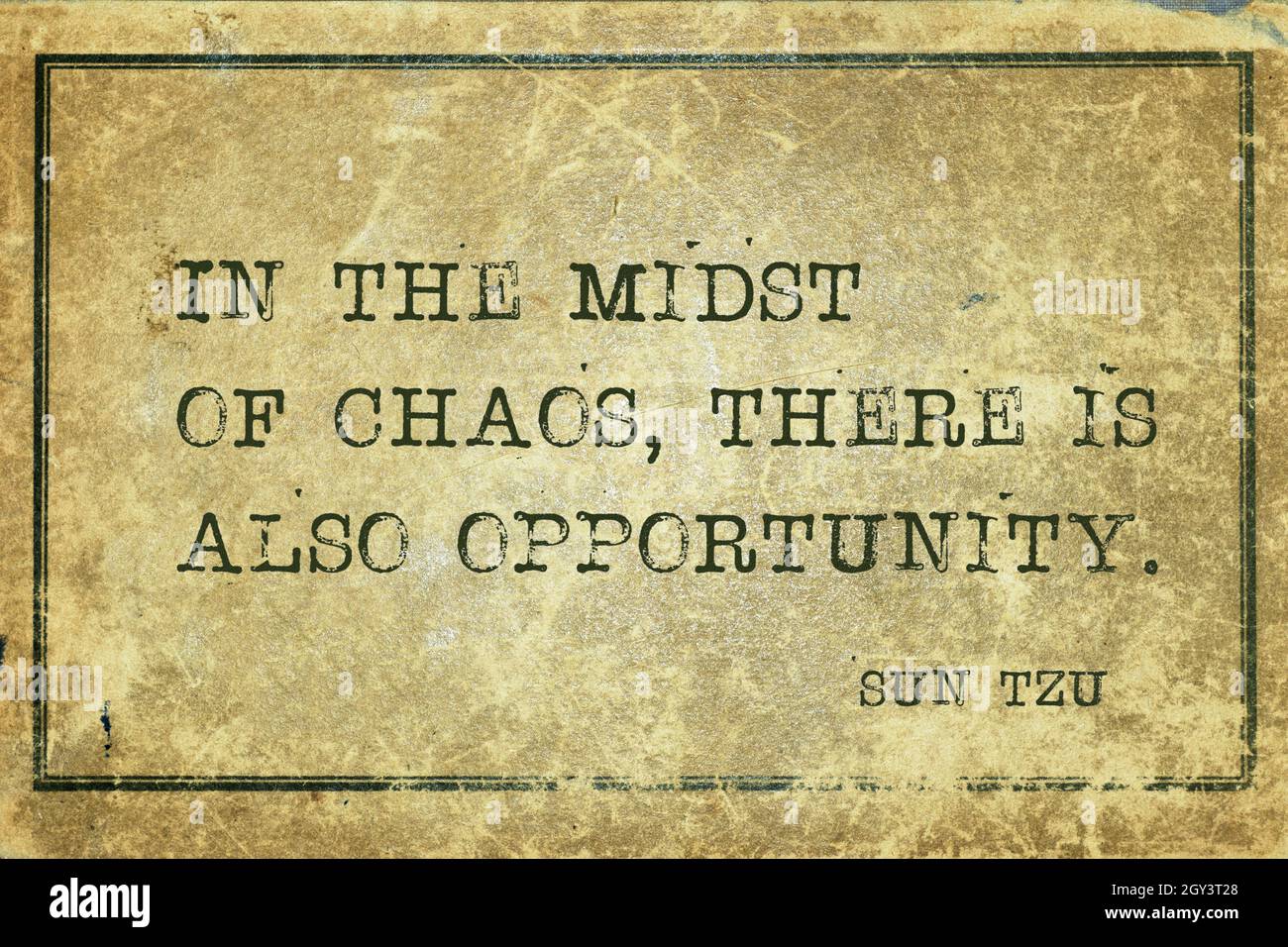 In the midst of chaos, there is also opportunity - ancient Chinese ...