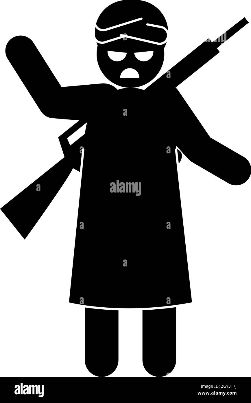 extremist terrorist fighter Stock Vector Image & Art - Alamy