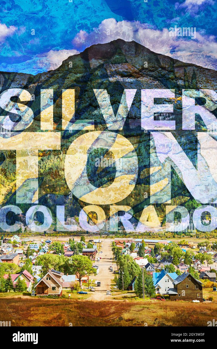 Map of silverton hi-res stock photography and images - Alamy