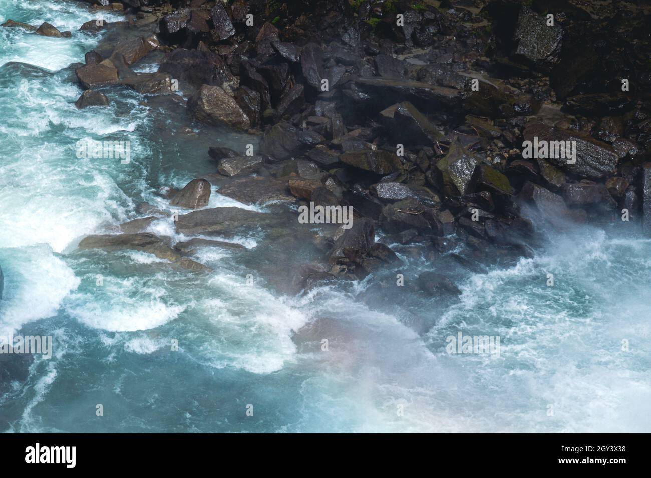 River textures in Austria Stock Photo - Alamy