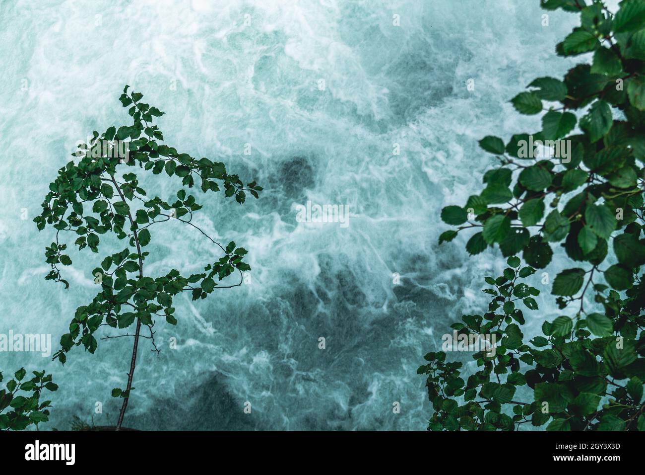 Close-up of a blue river Stock Photo - Alamy