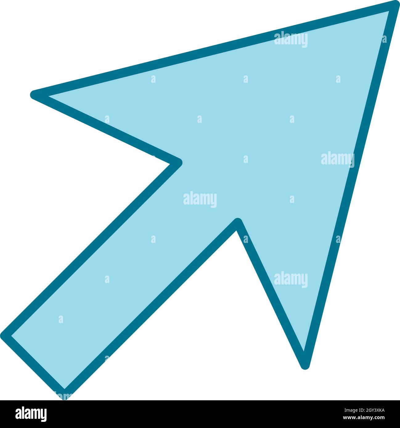 arrow click icon Stock Vector Image & Art - Alamy