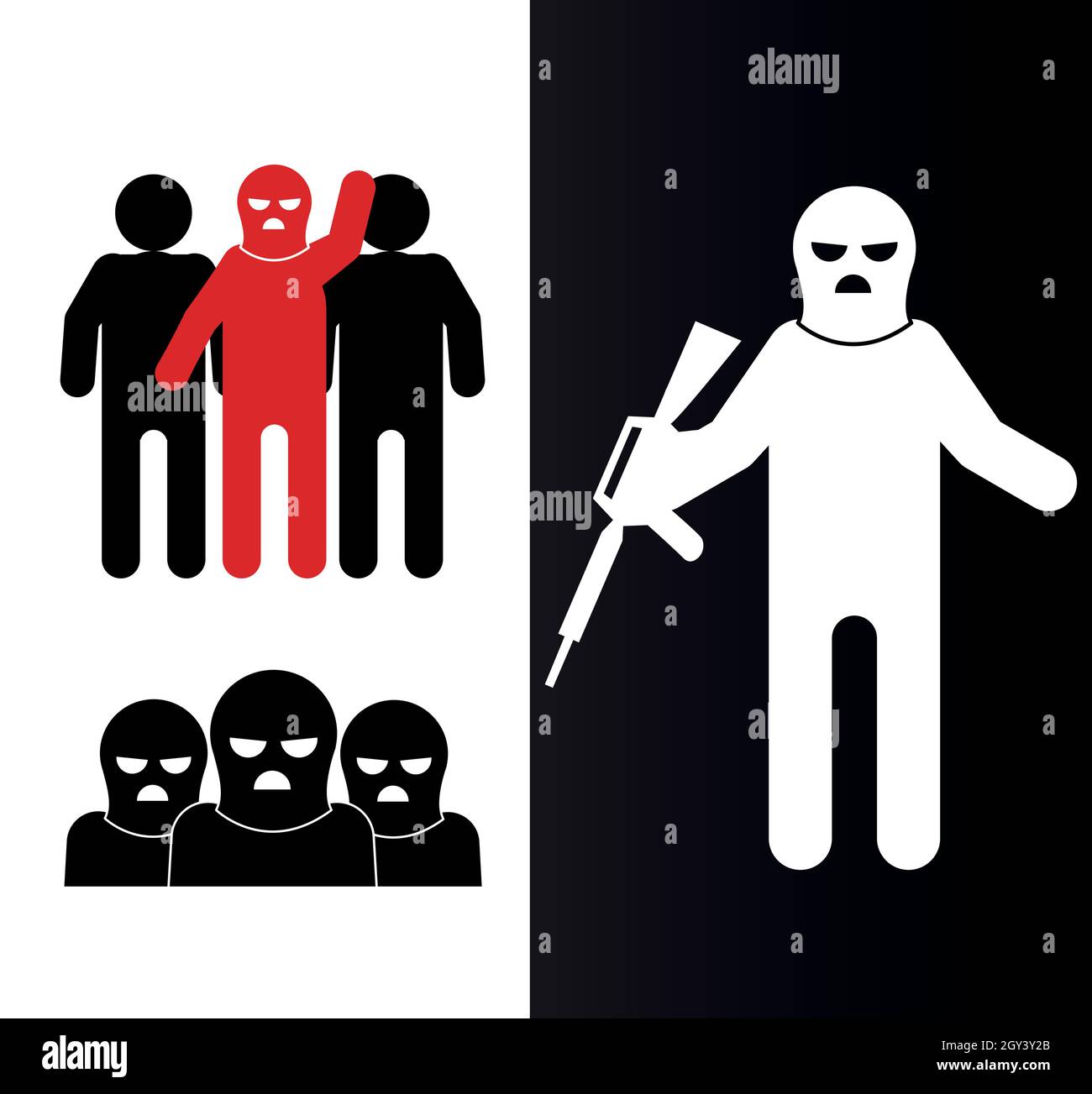 extremist and terrorism Stock Vector Image & Art - Alamy