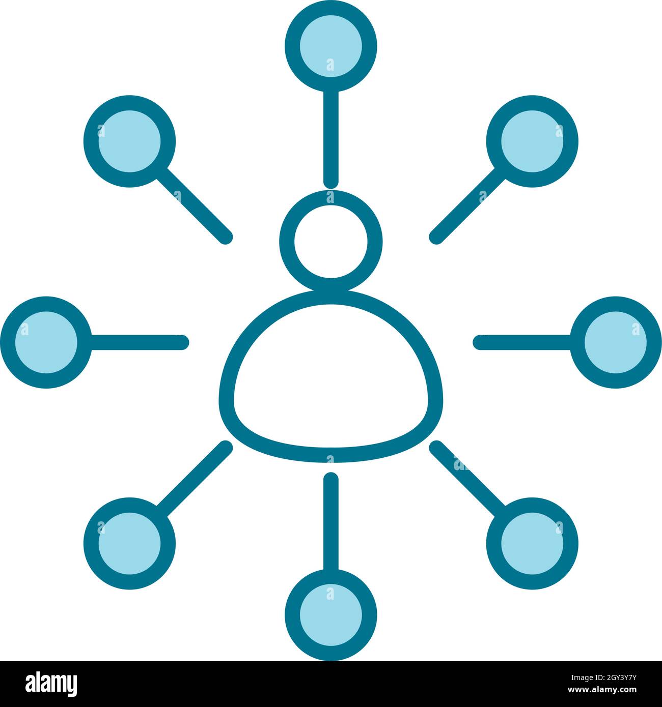 pictogram avatar connection Stock Vector Image & Art - Alamy