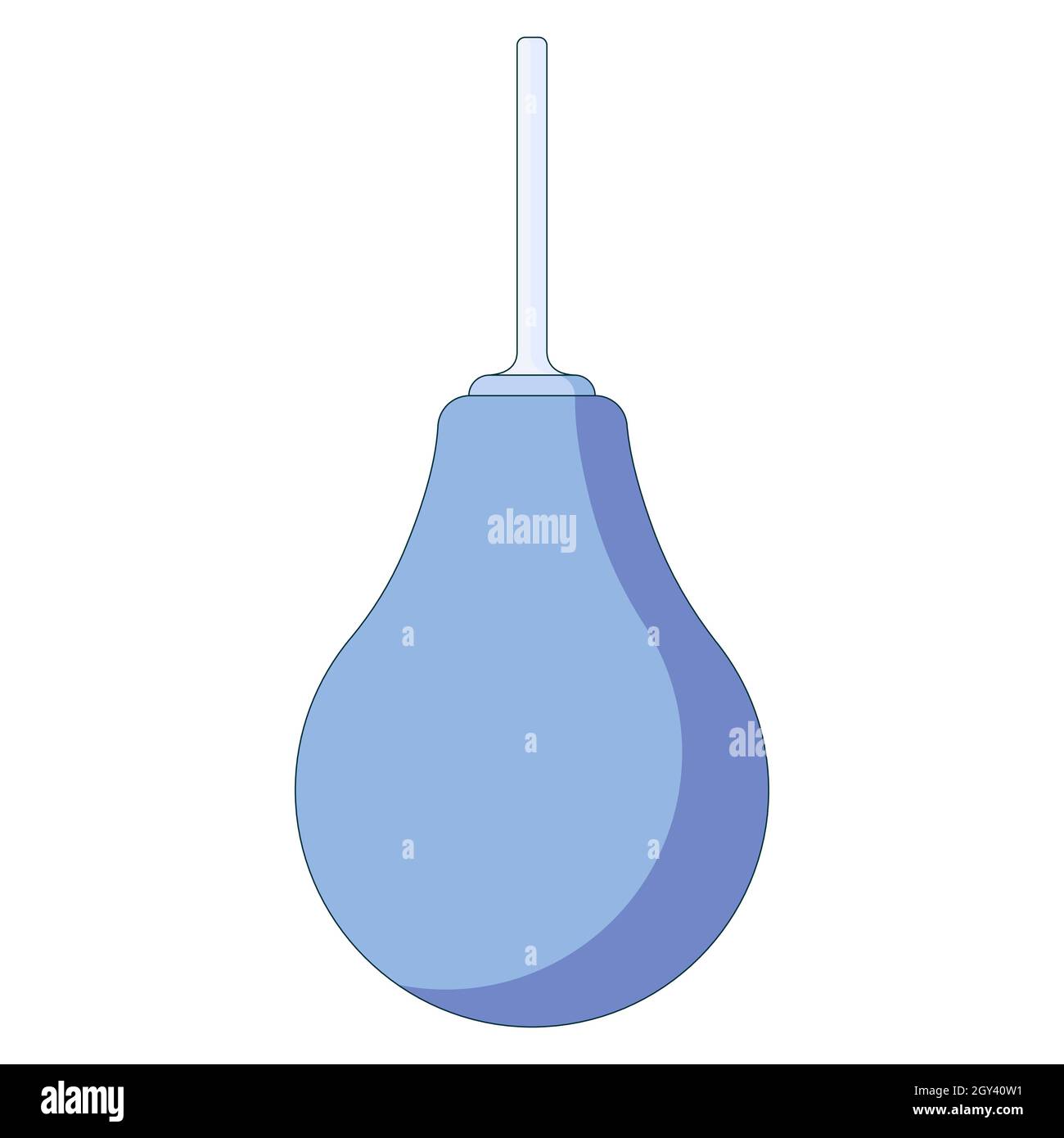 Treatment pump icon flat Cut Out Stock Images & Pictures - Alamy