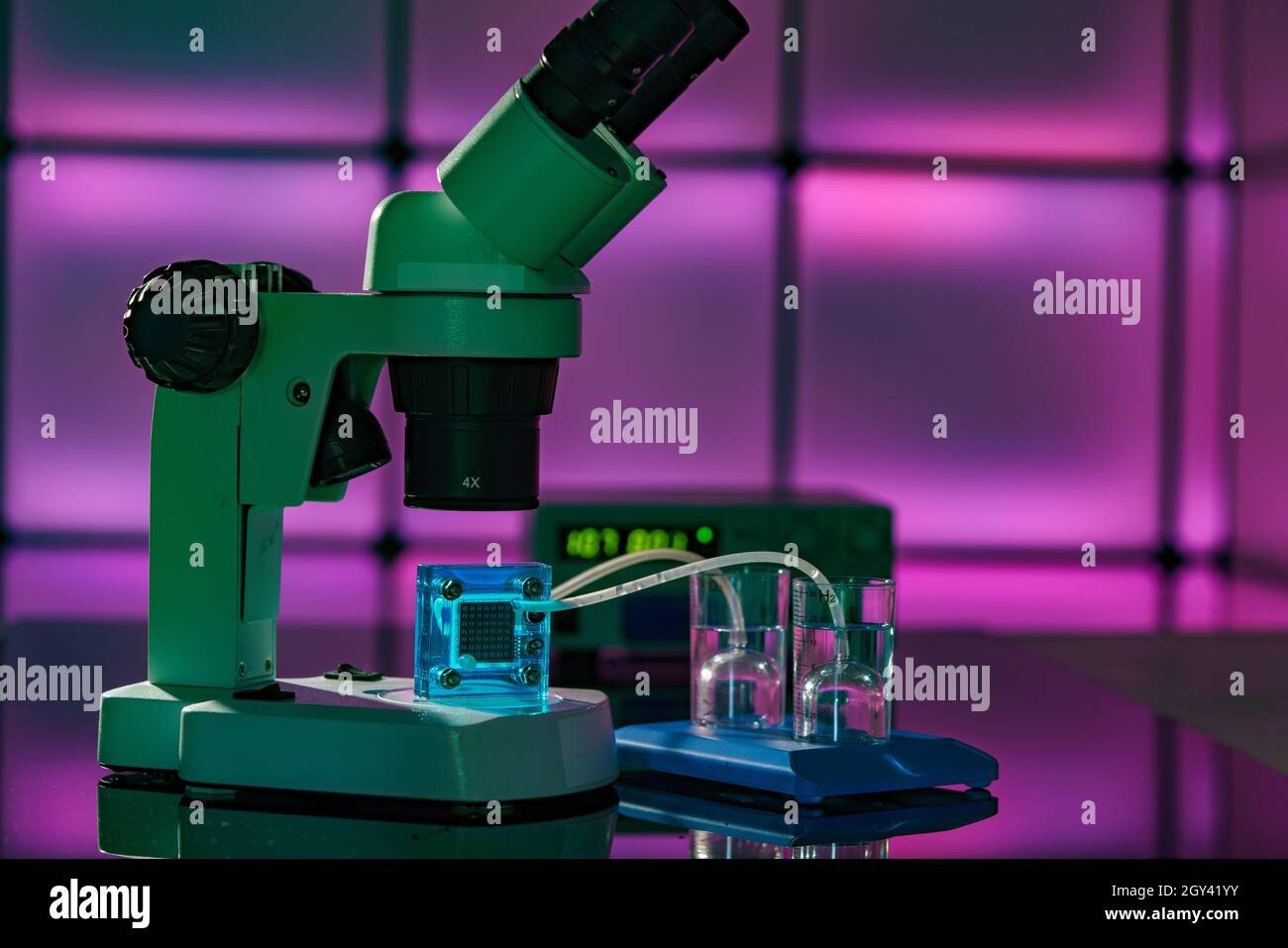 Hydrogen fuel cell in a research laboratory Stock Photo - Alamy