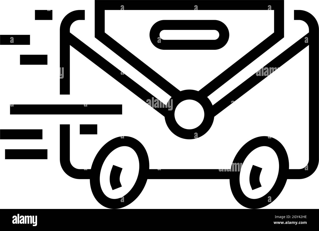 express mail line icon vector illustration Stock Vector Image & Art - Alamy