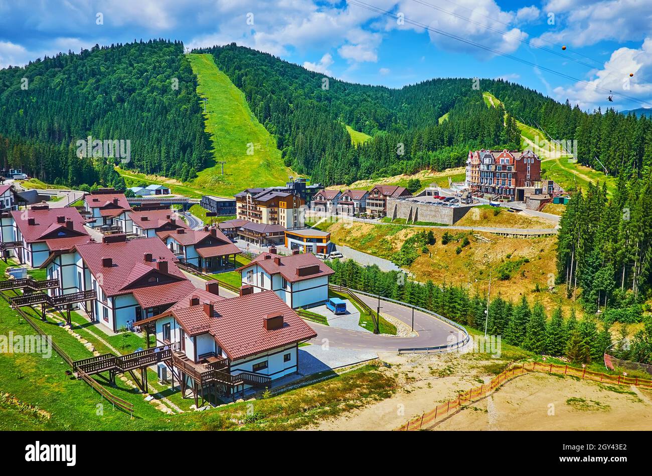 Rustic ski slope restaurant hi-res stock photography and images - Alamy