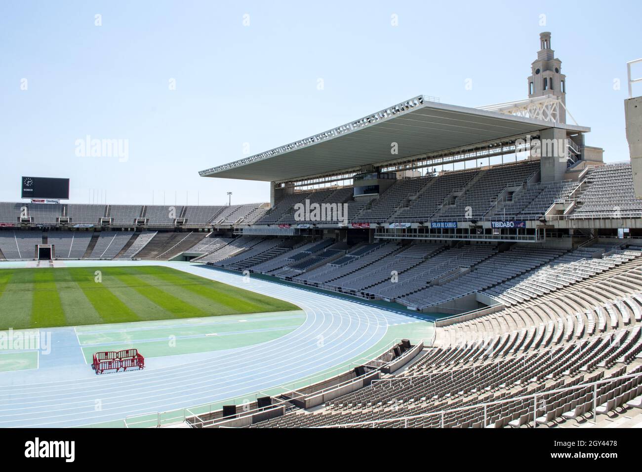 BARCELONA, SPAIN - Jun 02, 2012: Barcelona, Spain, June 2012: View on ...