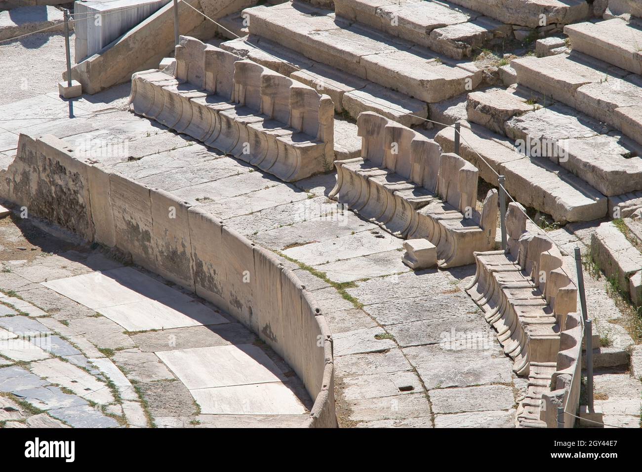 the Ancient Theater of Dionysus under the Acropolis Stock Photo - Alamy