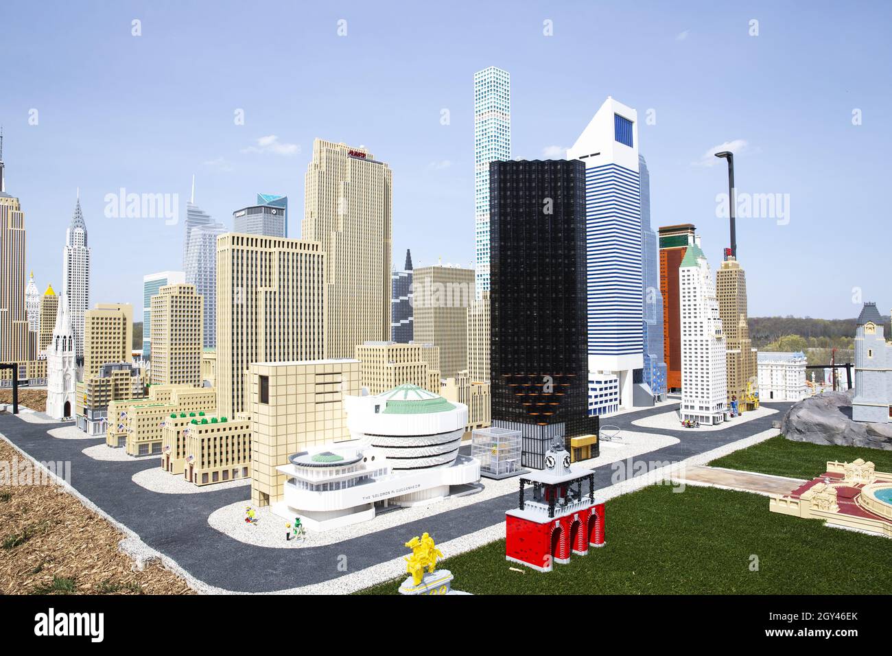 Lego model in miniland legoland hi-res stock photography and images - Alamy