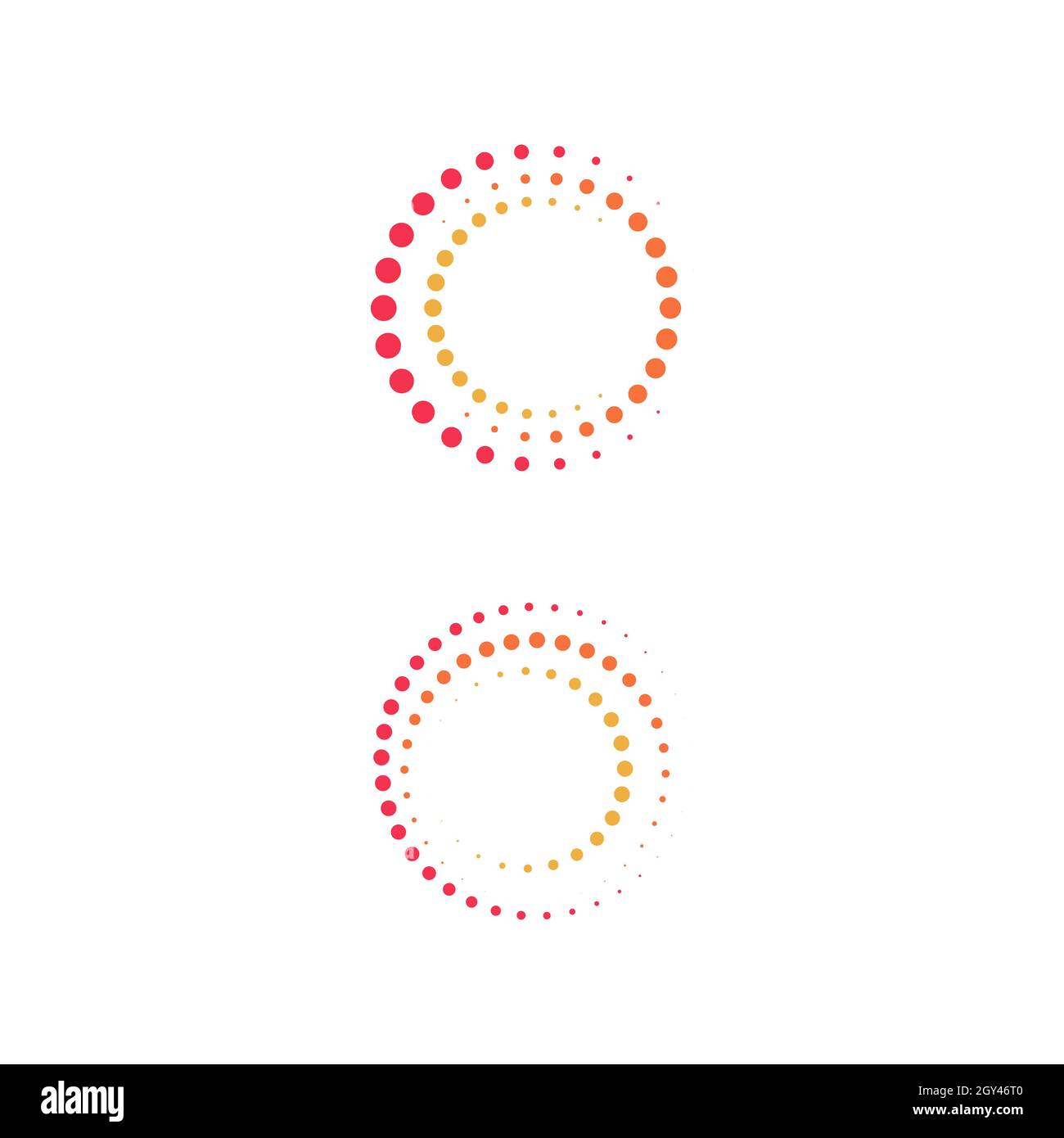 halftone circle dots vector illustration design Stock Photo - Alamy
