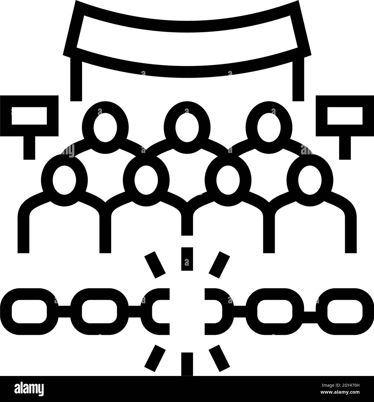 Freedom assembly Cut Out Stock Images & Pictures - Alamy