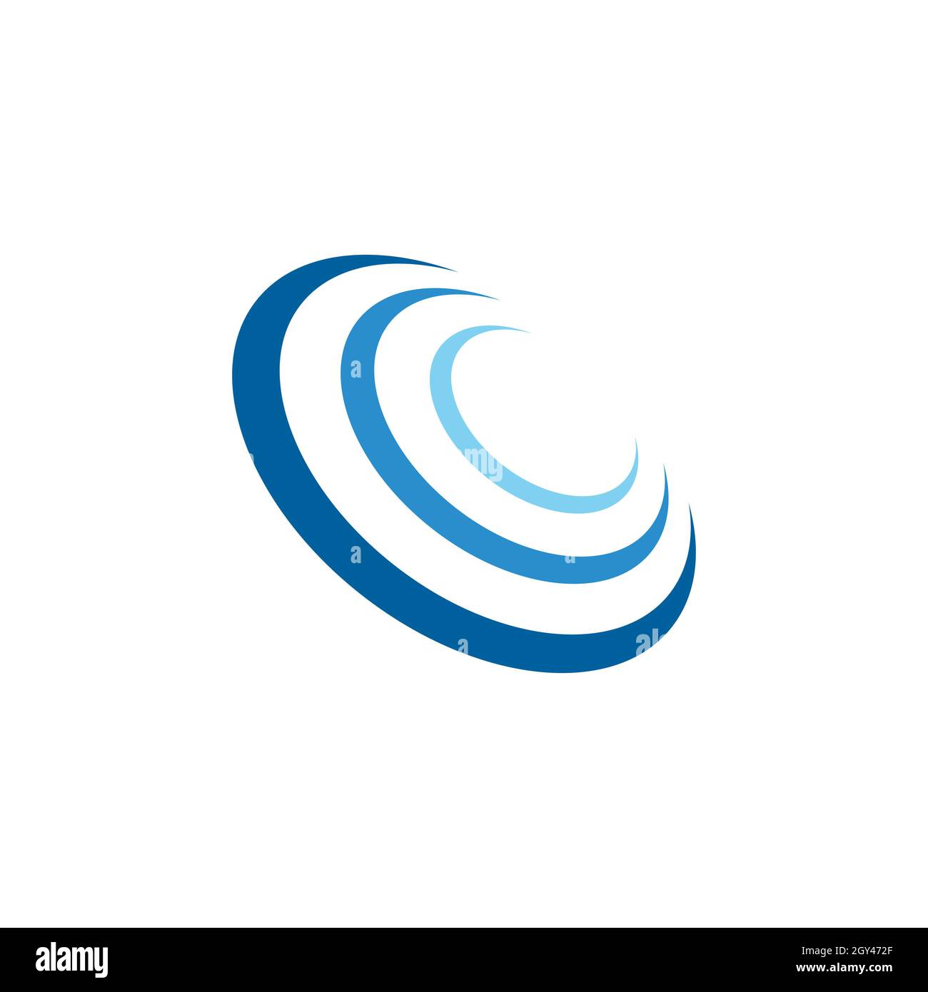 Circle techno vector icon design template Stock Photo - Alamy