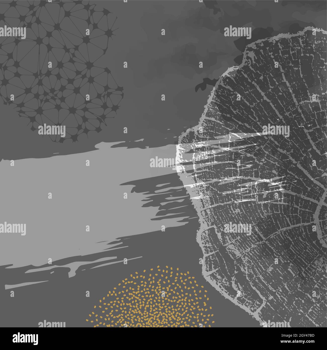 Creative concept flyer layout with tree growth rings Stock Vector Image ...