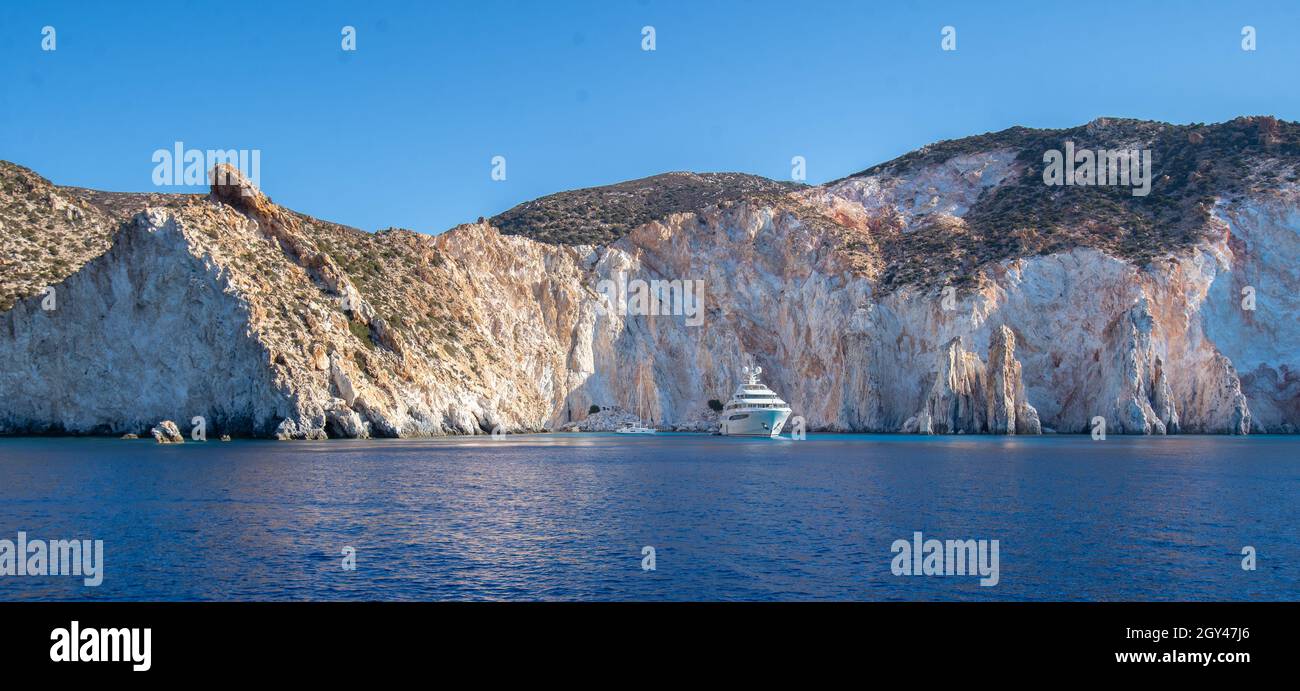Poliegos island, Cyclades, Greece Stock Photo - Alamy