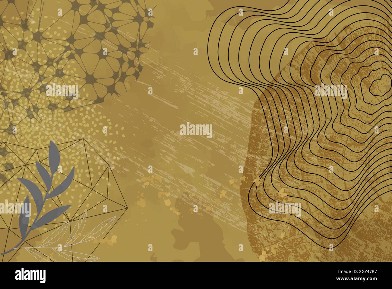 Creative concept flyer layout with tree growth rings Stock Vector Image ...