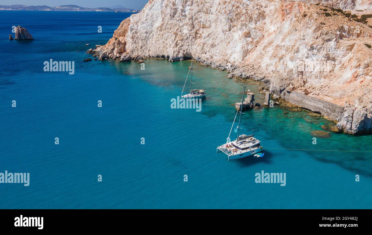 Poliegos island, Cyclades, Greece Stock Photo - Alamy