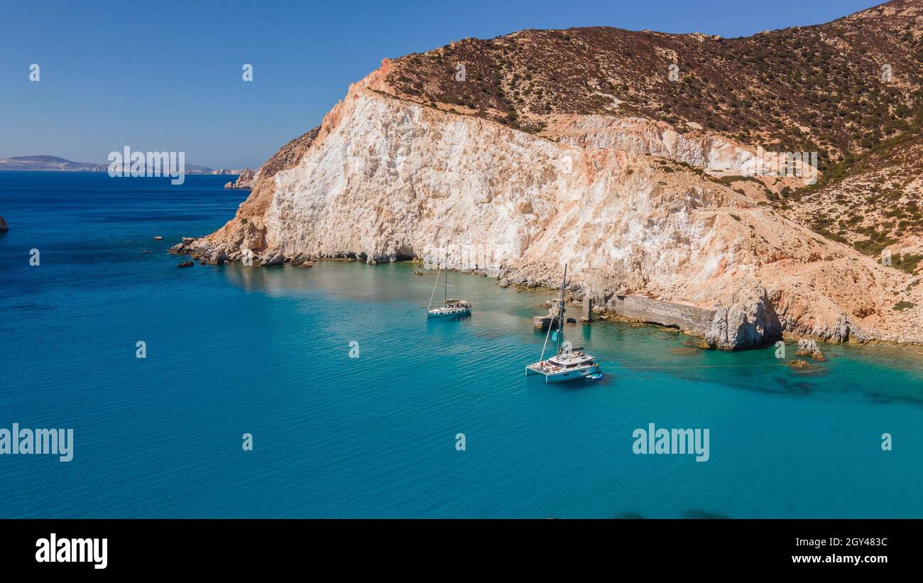 Poliegos island, Cyclades, Greece Stock Photo - Alamy