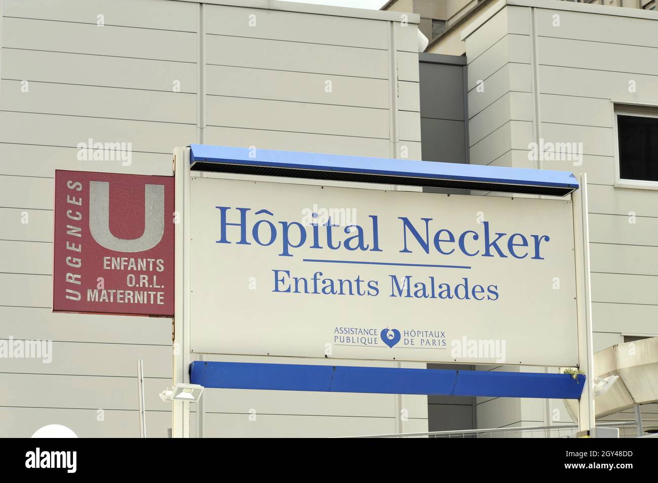 FRANCE. PARIS (75) NECKER HOSPITAL IN THE 15 TH DISTRICT Stock Photo ...