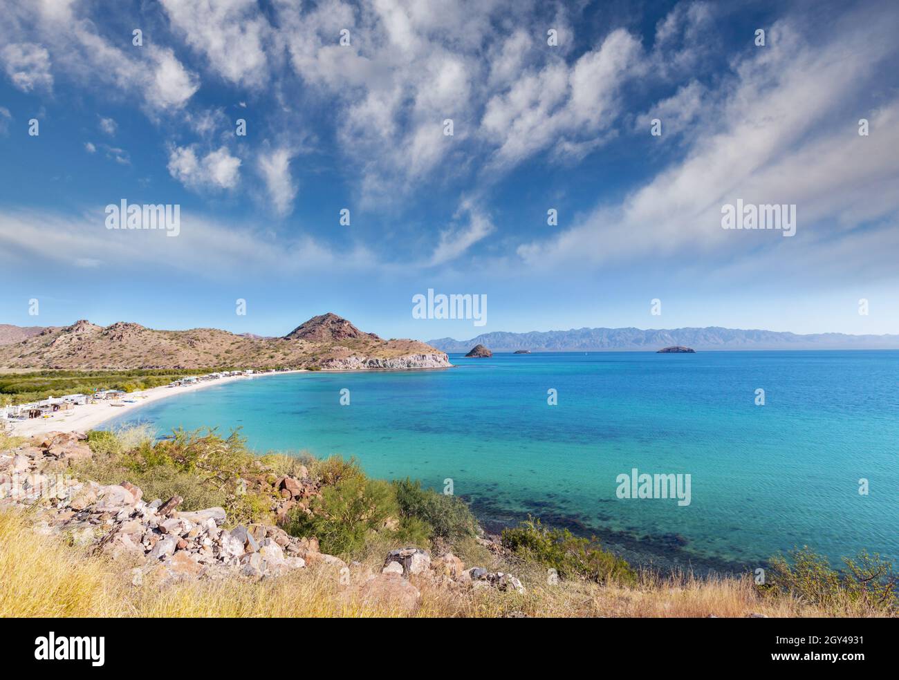 Beautuful Baja California landscapes, Mexico. Travel background ...