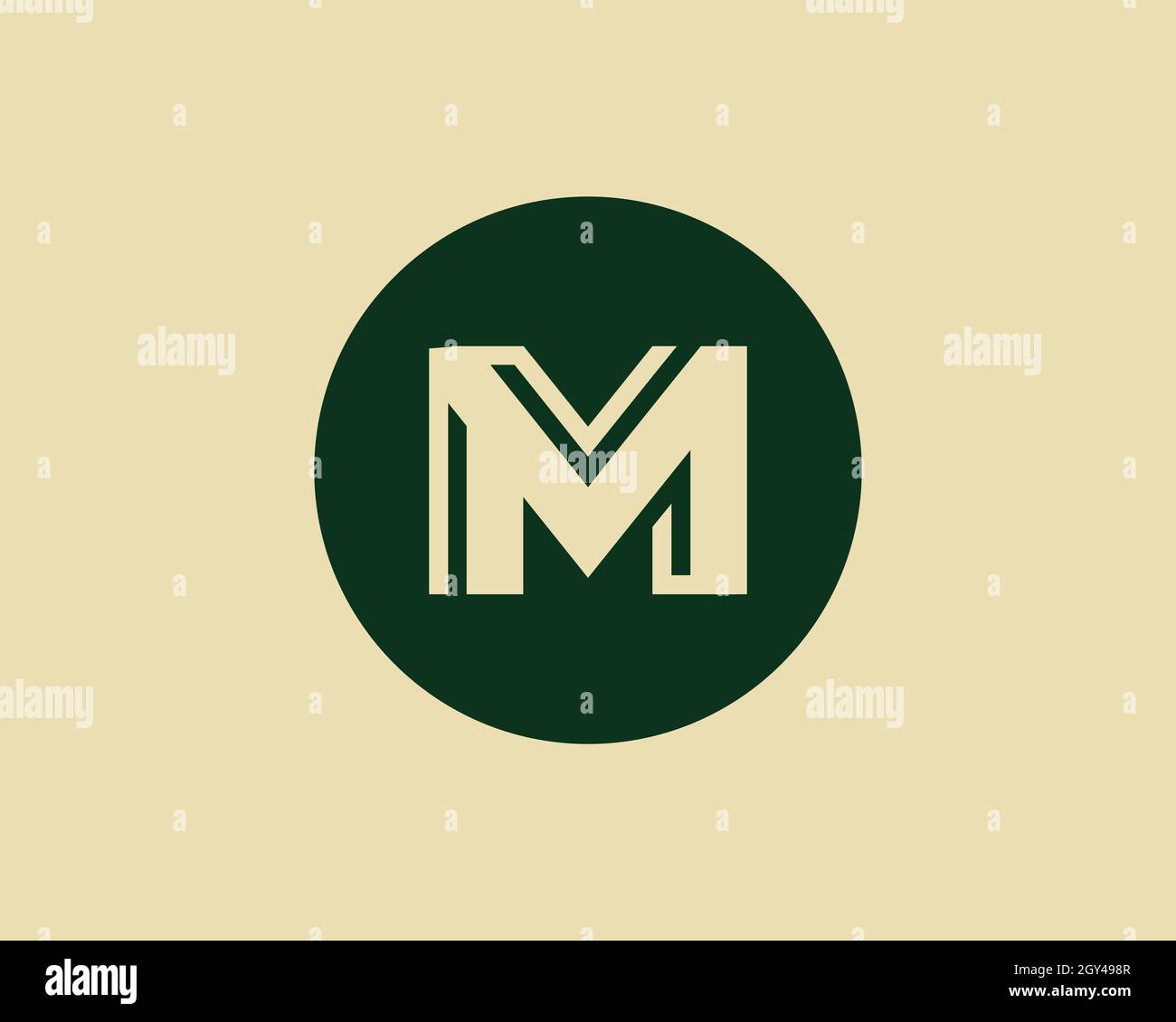 M of art Stock Vector Images - Alamy