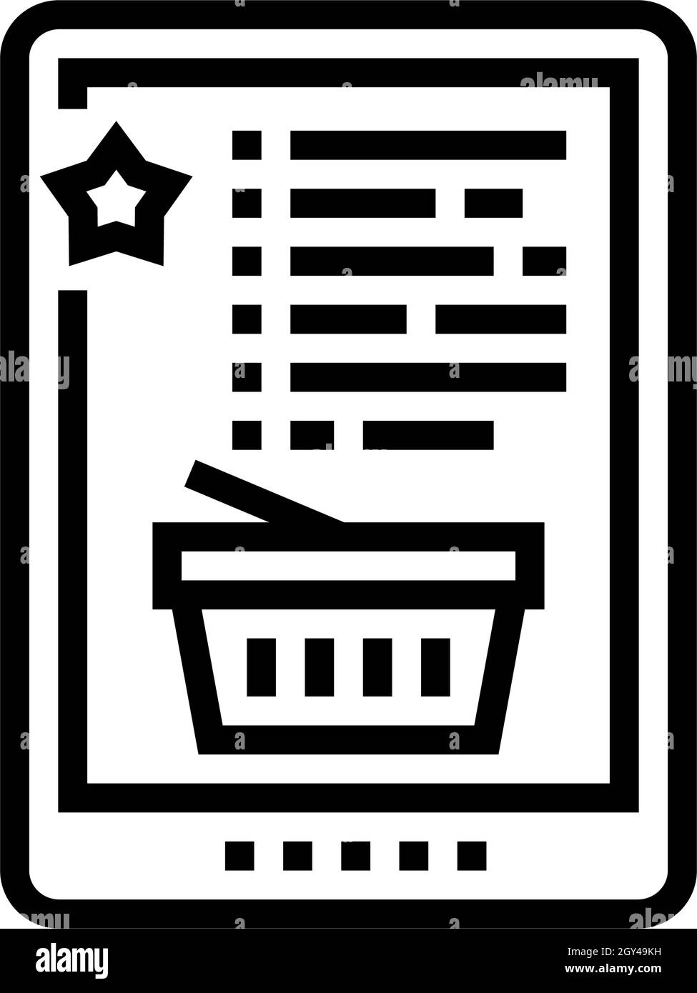 Add list icon line Black and White Stock Photos & Images - Alamy