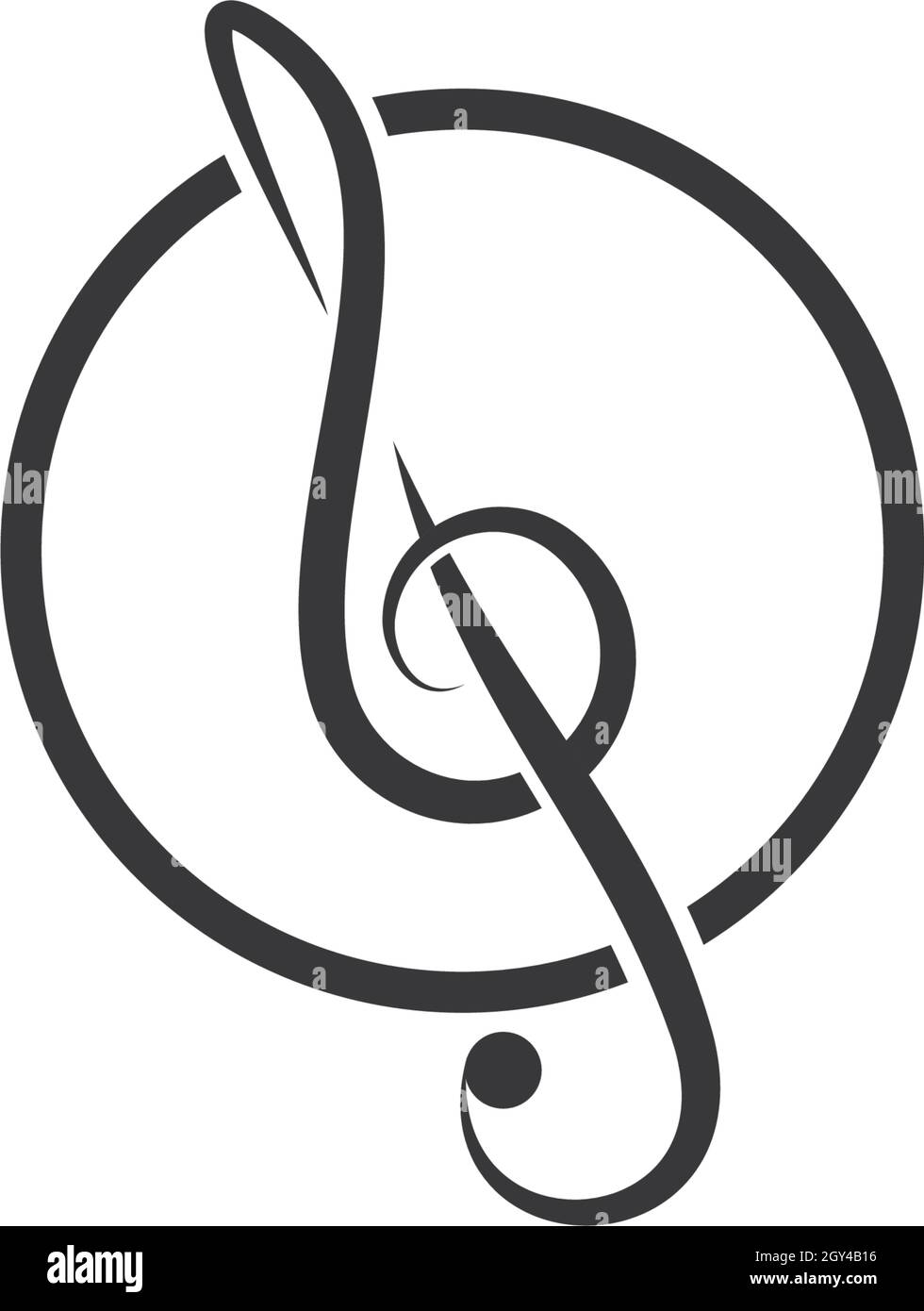 Music note Icon Vector template Stock Vector Image & Art - Alamy