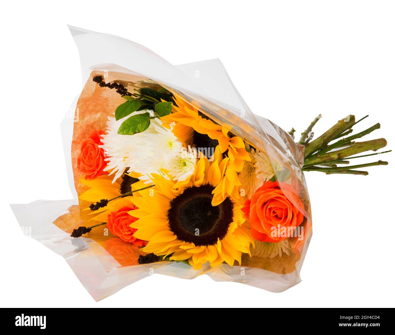 Bouquet of flowers wrapped hi-res stock photography and images - Alamy