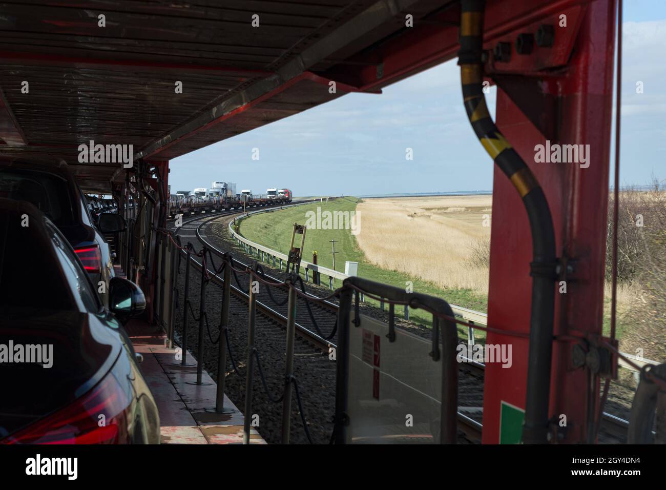 Sylt car train niebuell hi-res stock photography and images - Alamy