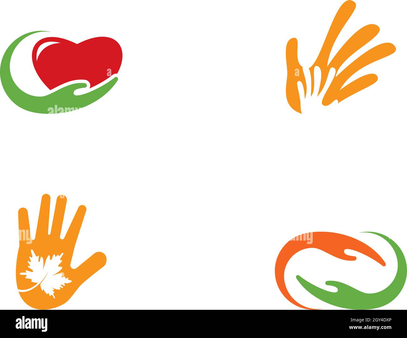 Hand Care Logo Template vector icon Business Stock Vector Image & Art ...