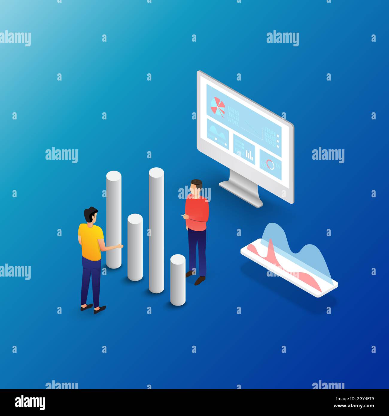 Work style concept 3d isometric hi-res stock photography and images - Alamy
