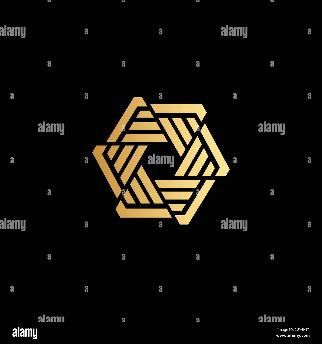 Geometrical A icon set letter abstract geometry symbol vector elements ...