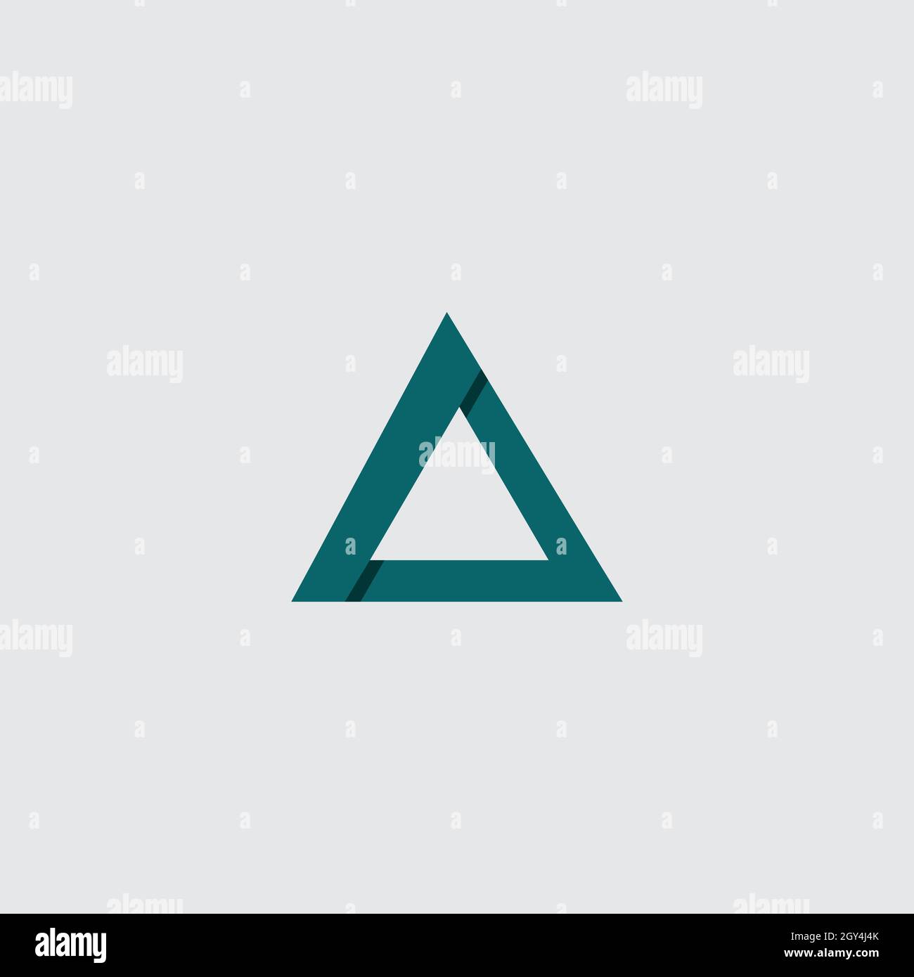 Geometrical abstract triangle geometry symbol vector elements template ...