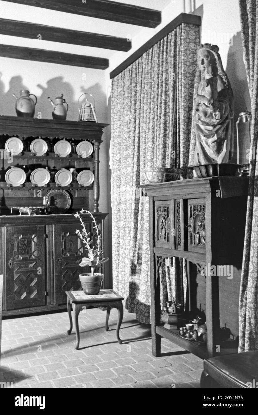 Ein Raum in Haus des deutschen Schauspielers Paul Wegener in Berlin ...