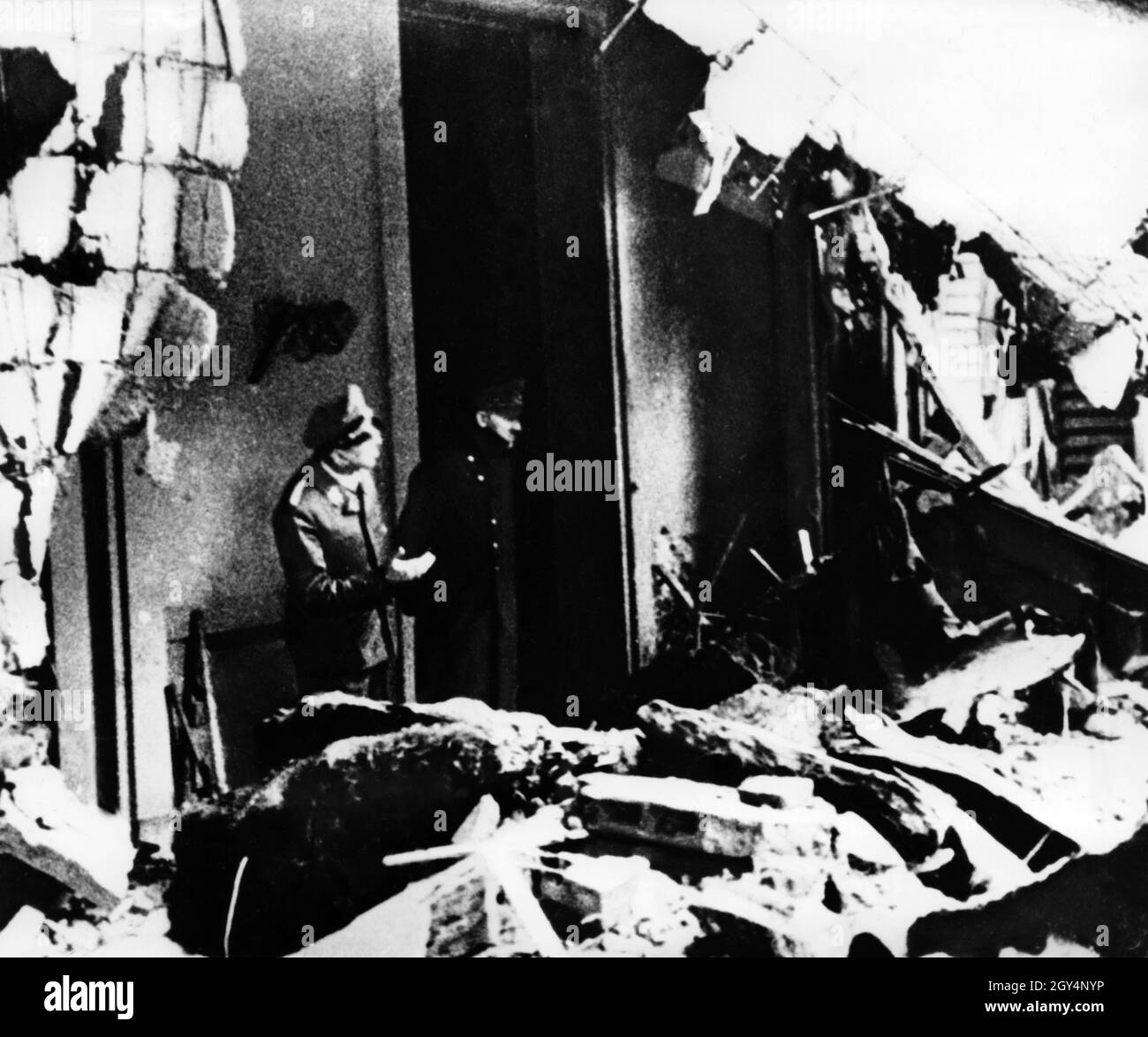 Adolf Hitler, in a photograph taken in Berlin between January and April ...