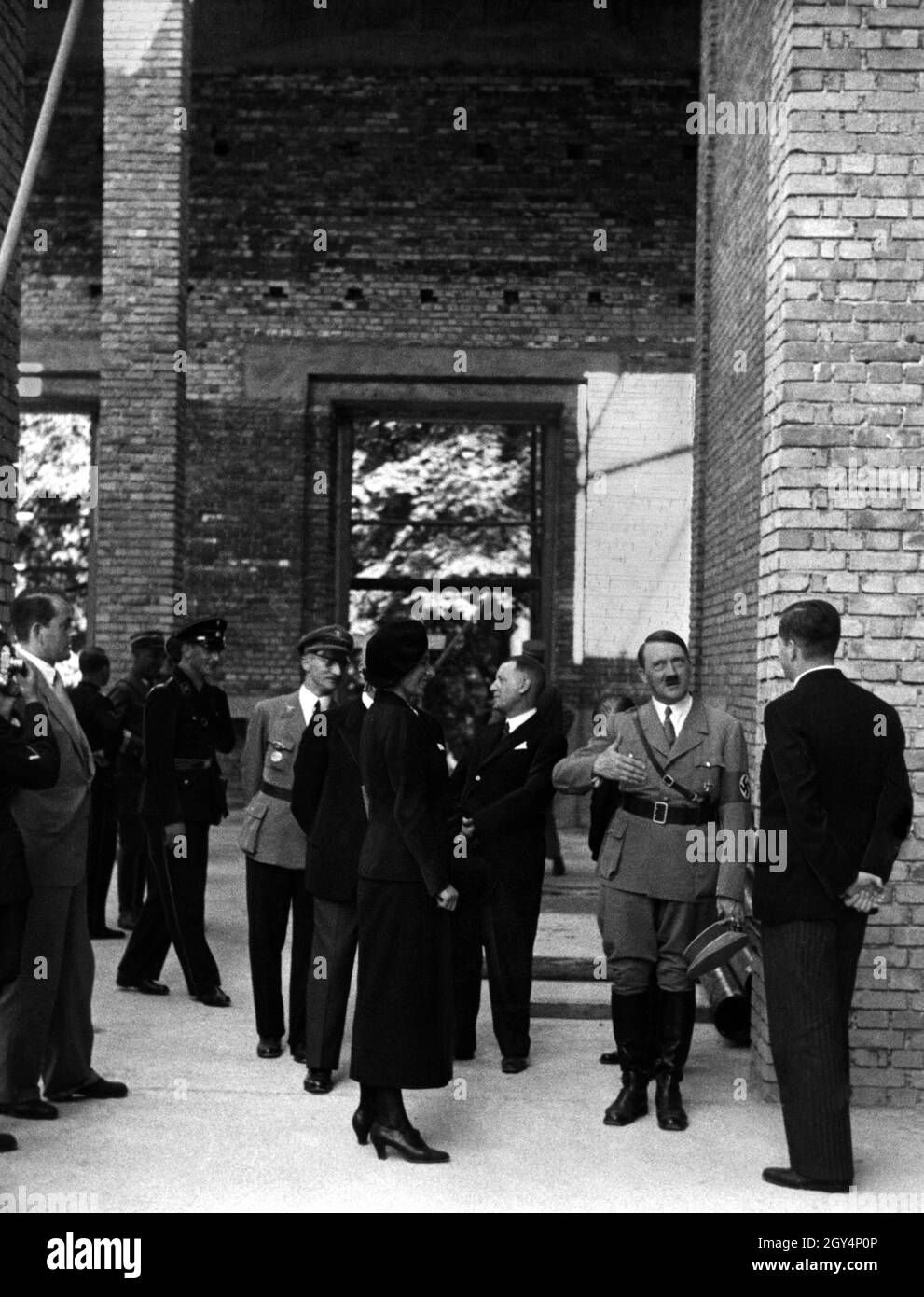 Hitler visits the building of the House of German Art. [automated ...