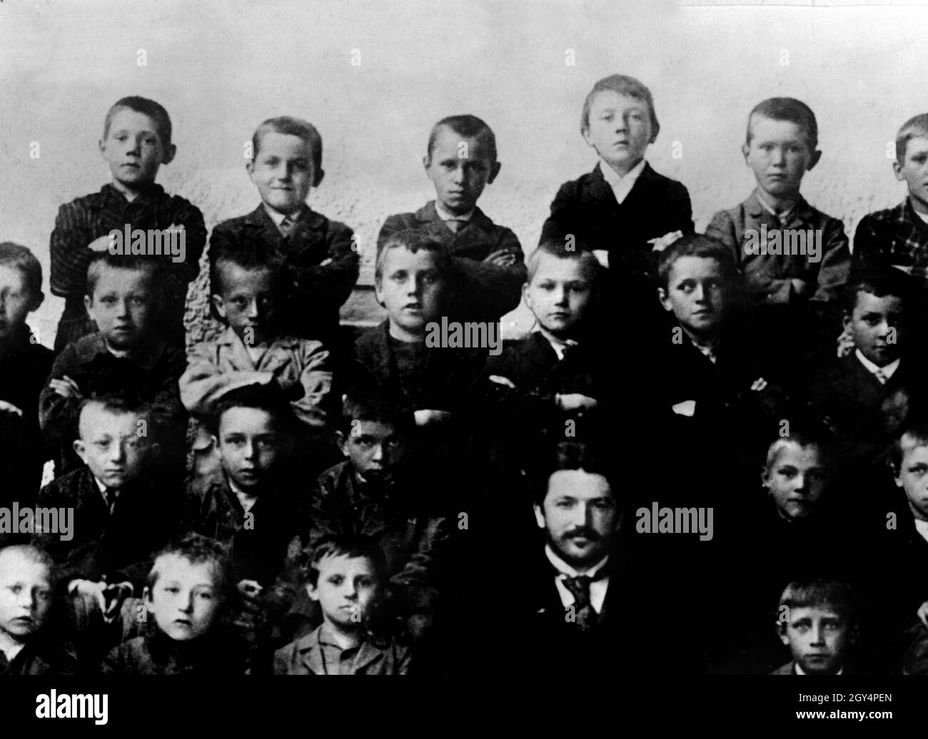 School class adolf hitler Black and White Stock Photos & Images - Alamy