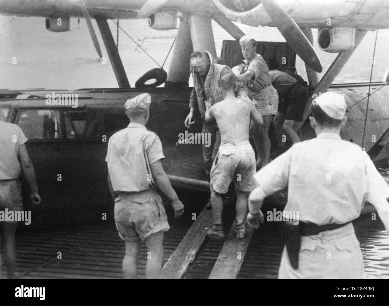 Dornier Do 24 flying boat of the 7th Maritime Search and Rescue ...