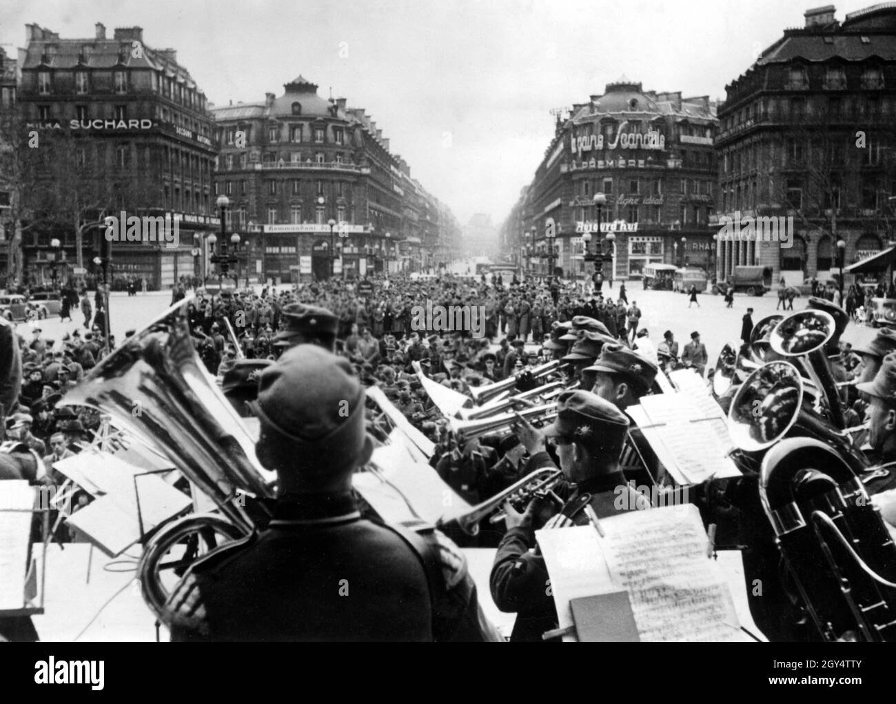 "World War II: German military concert on the ""Day of the Wehrmacht ...