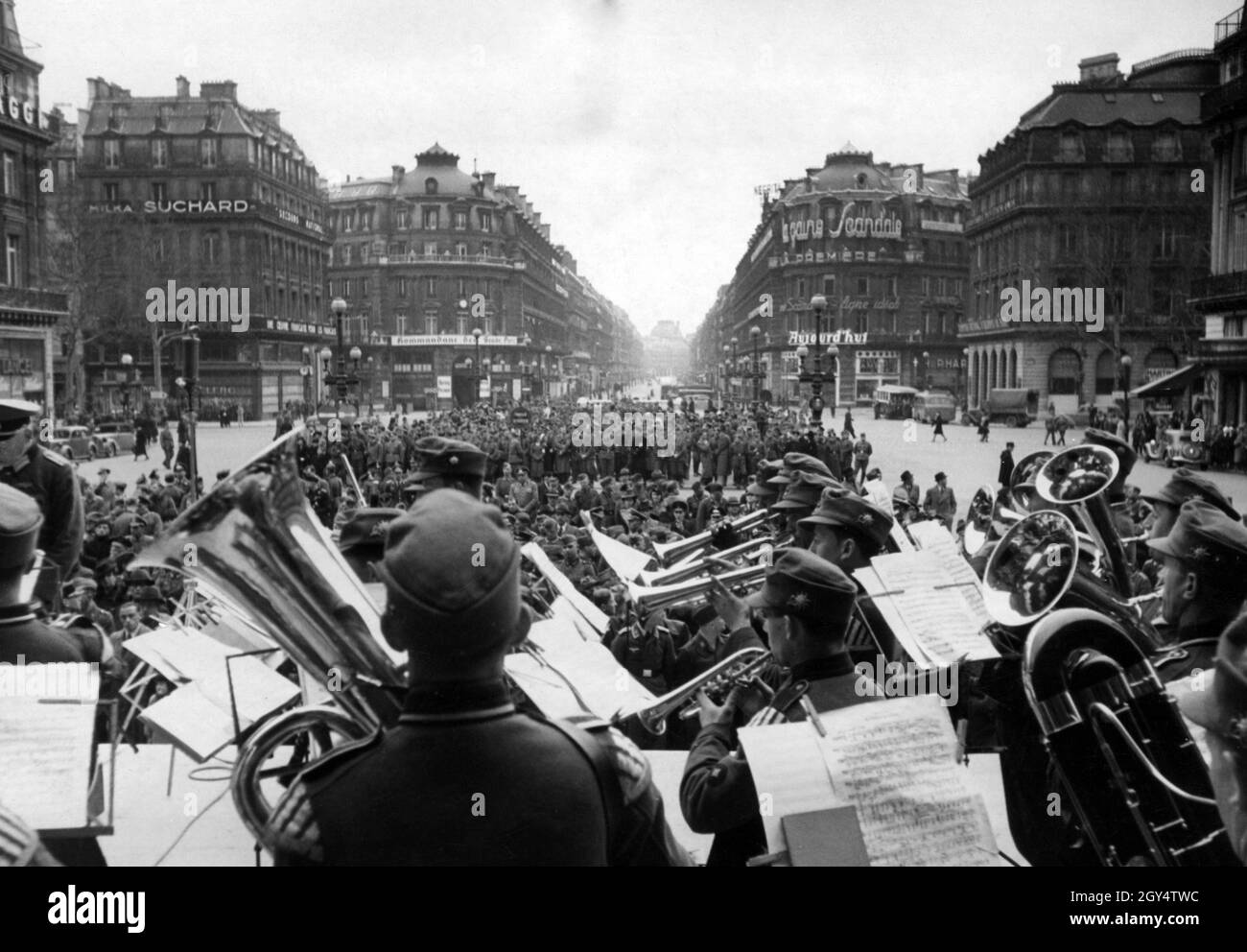 "World War II: German military concert on the ""Day of the Wehrmacht ...