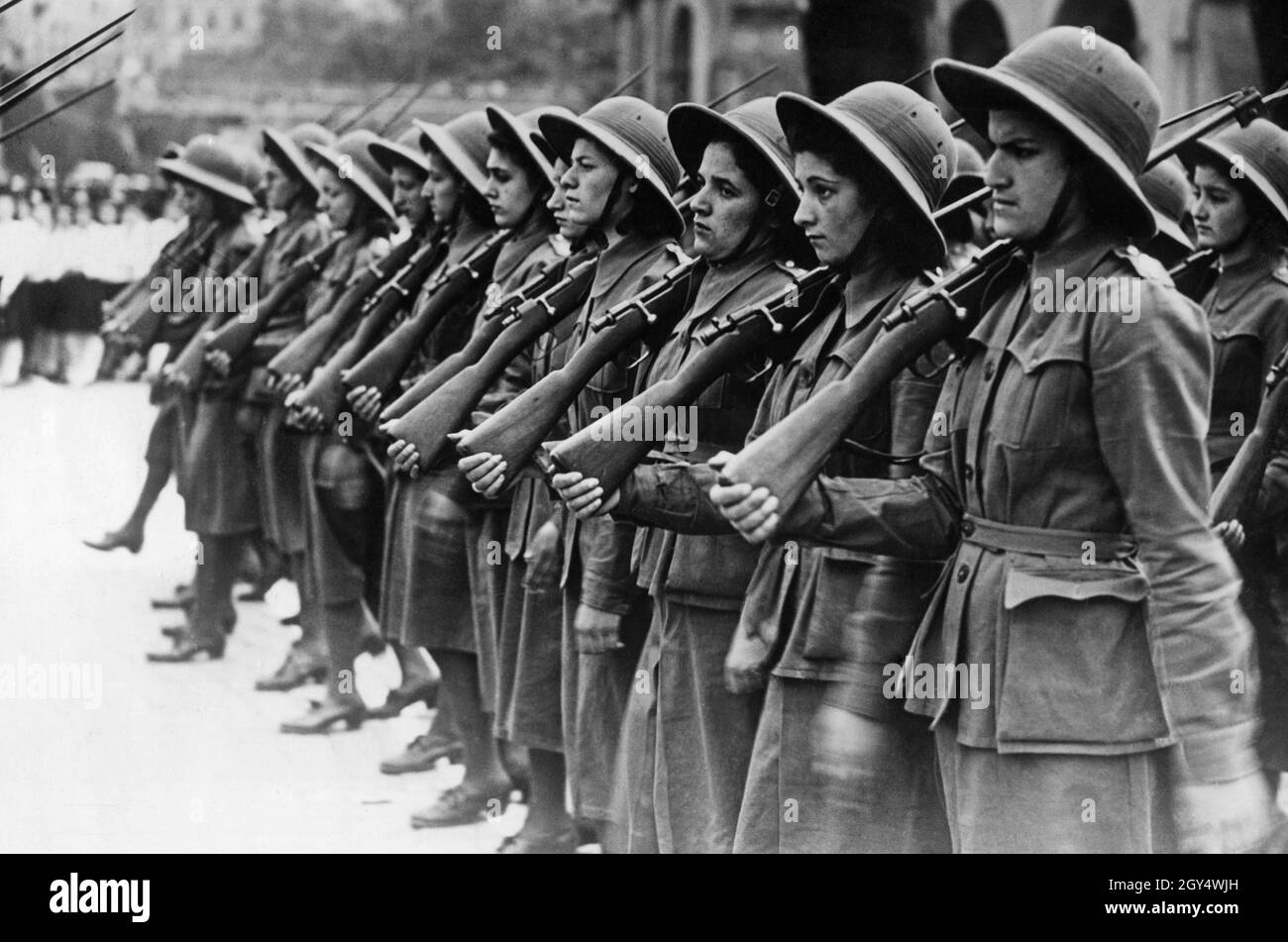 In Rome on May 26 or 27, 1939, a large parade of tens of thousands of ...