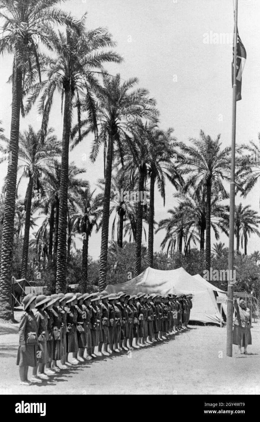 "A group of Young Fascists (Giovani Fasciste) took part in a ""Campo ...