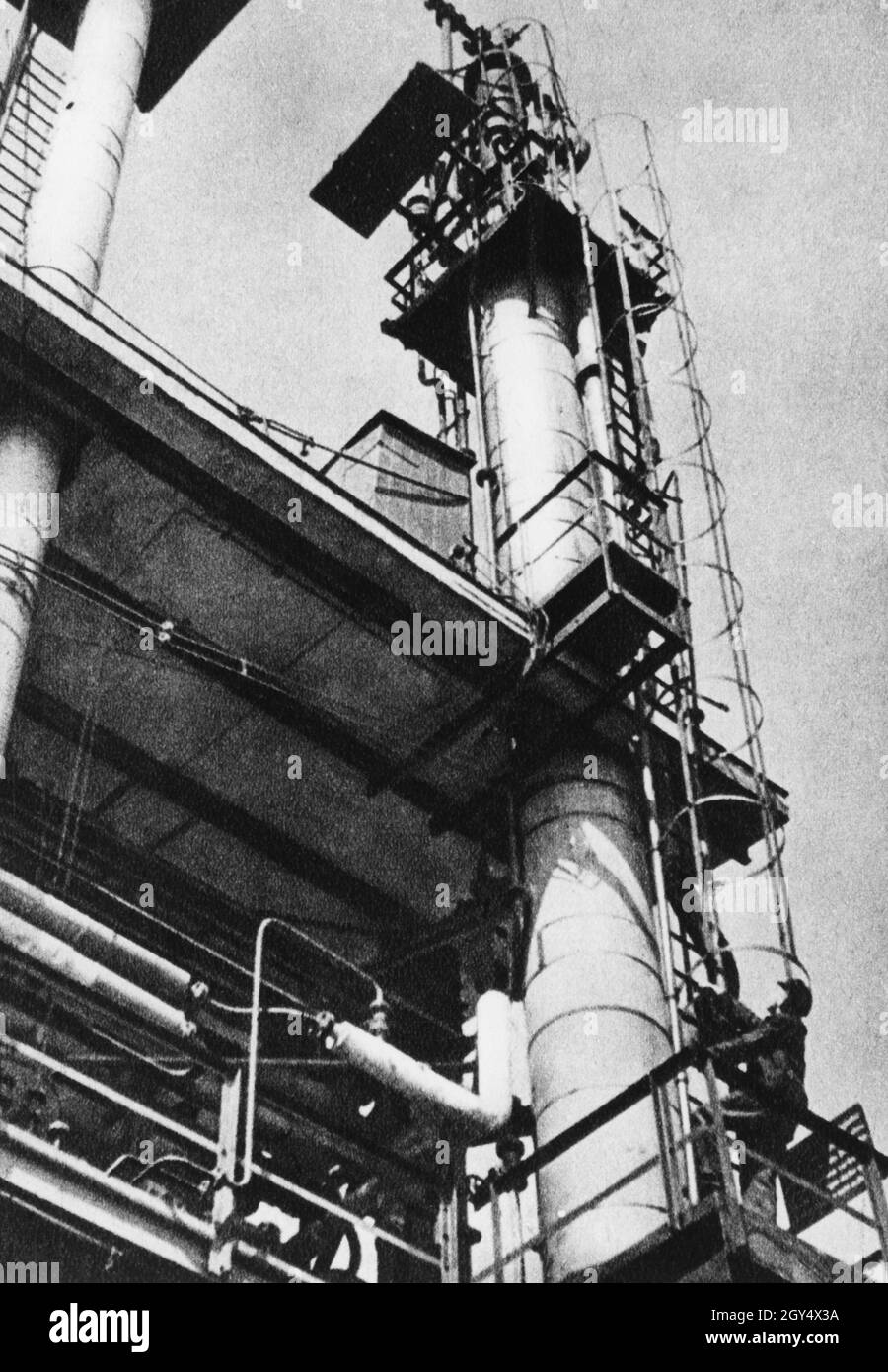 Synthetic gasoline production from coal at the Leuna works of the I.G ...