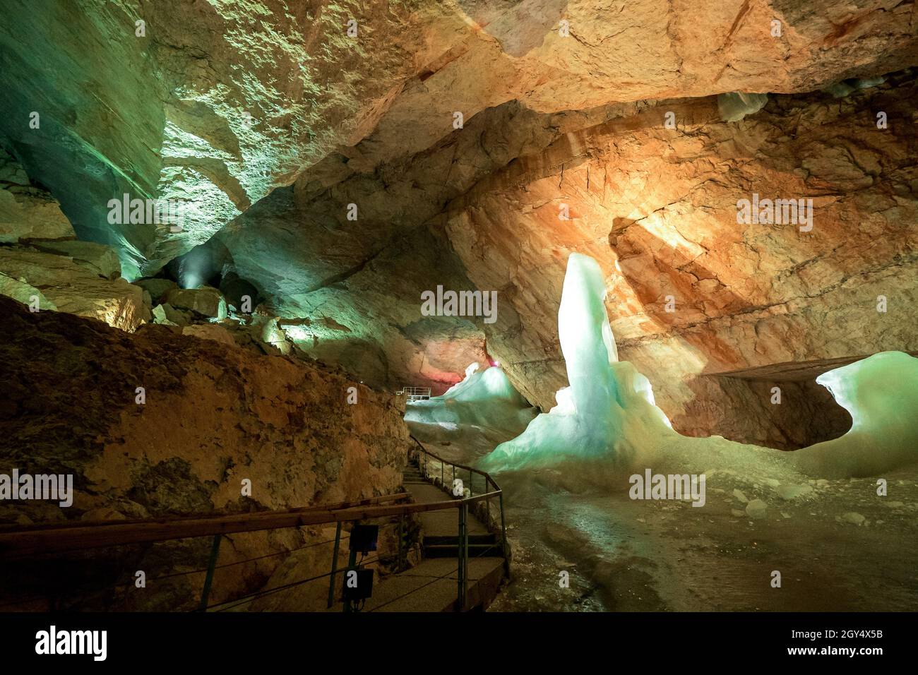 Ice formations inside austria hi-res stock photography and images - Alamy
