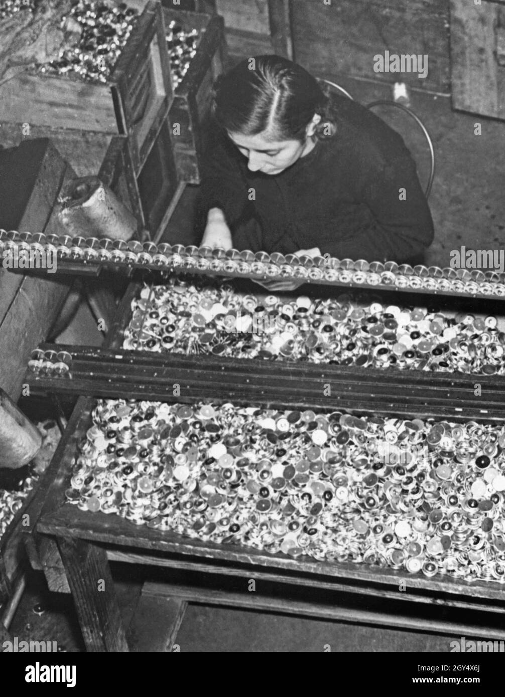 Toy production line Black and White Stock Photos & Images - Alamy